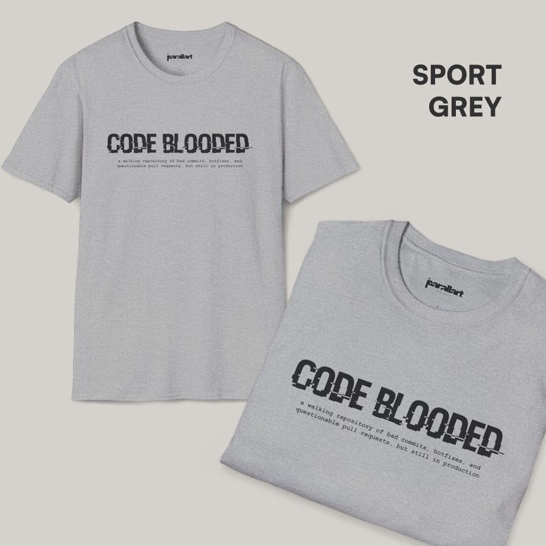 Code Blooded T-shirt for Developers, Programmers, Funny Coding Tee, Programmer Gift, Software ...
