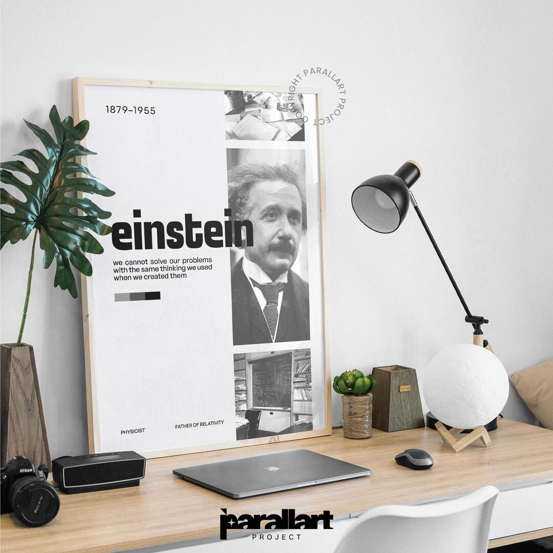 Albert Einstein Quote Poster, Science Classroom Decor (digital Download ...