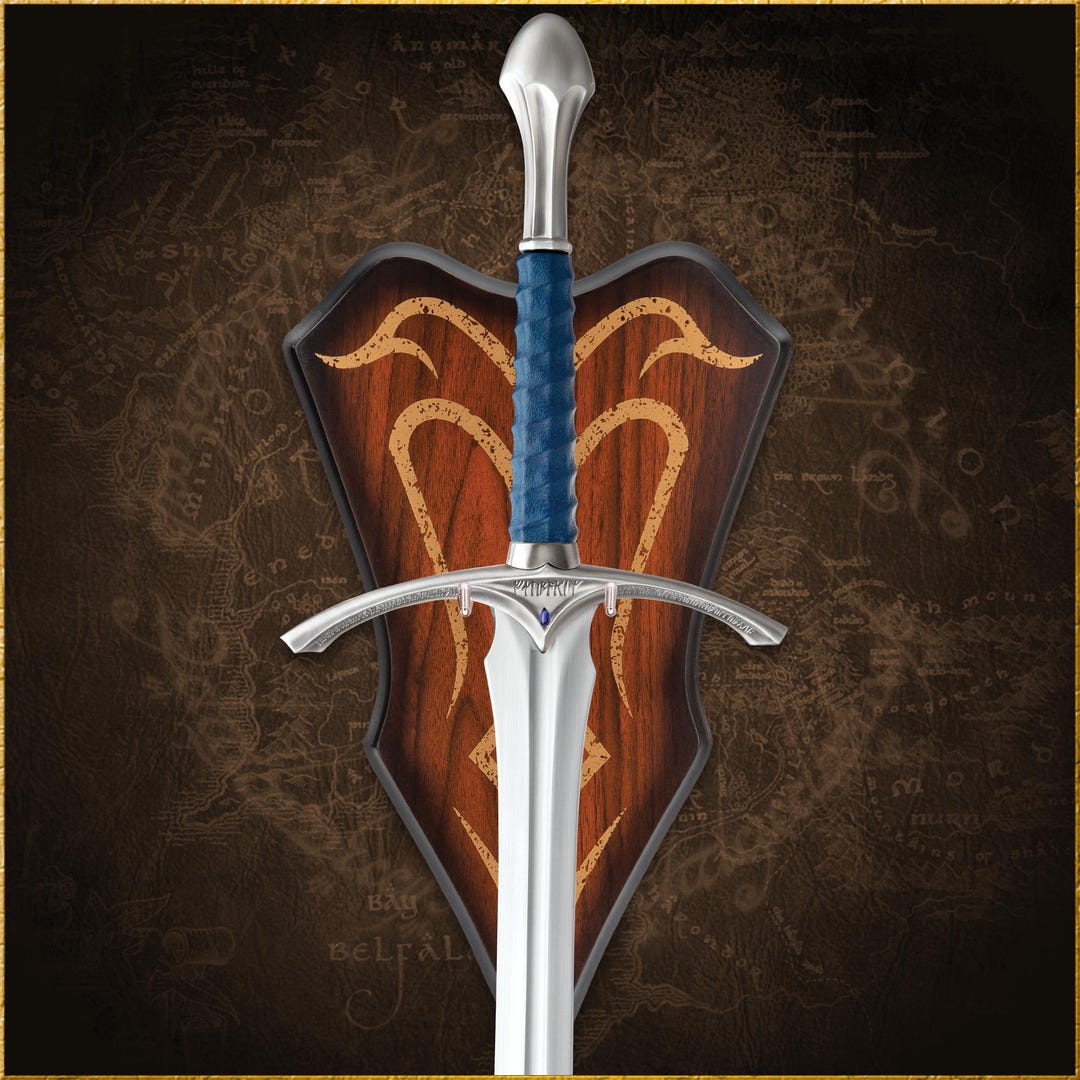Eternal King Elessar Mage Sword | Hand-forged Ring of Power Steel Blade ...