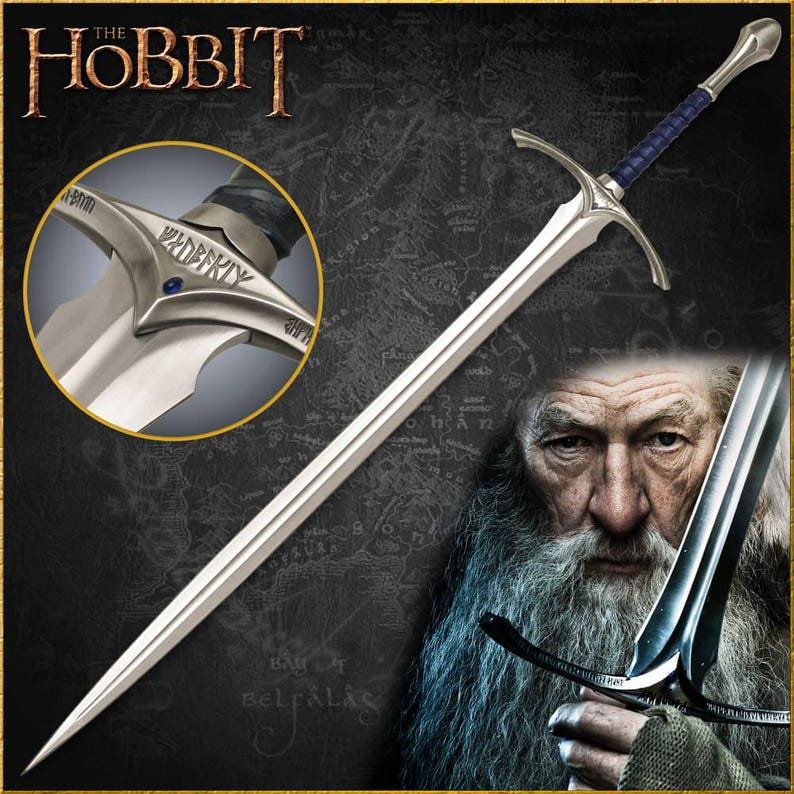Eternal King Elessar Mage Sword | Hand-forged Ring of Power Steel Blade ...
