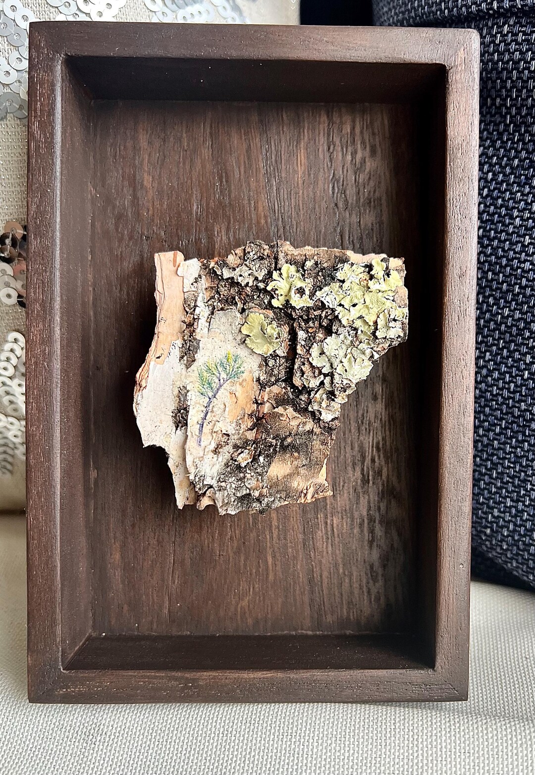 Birch Bark Painting #1 - Etsy