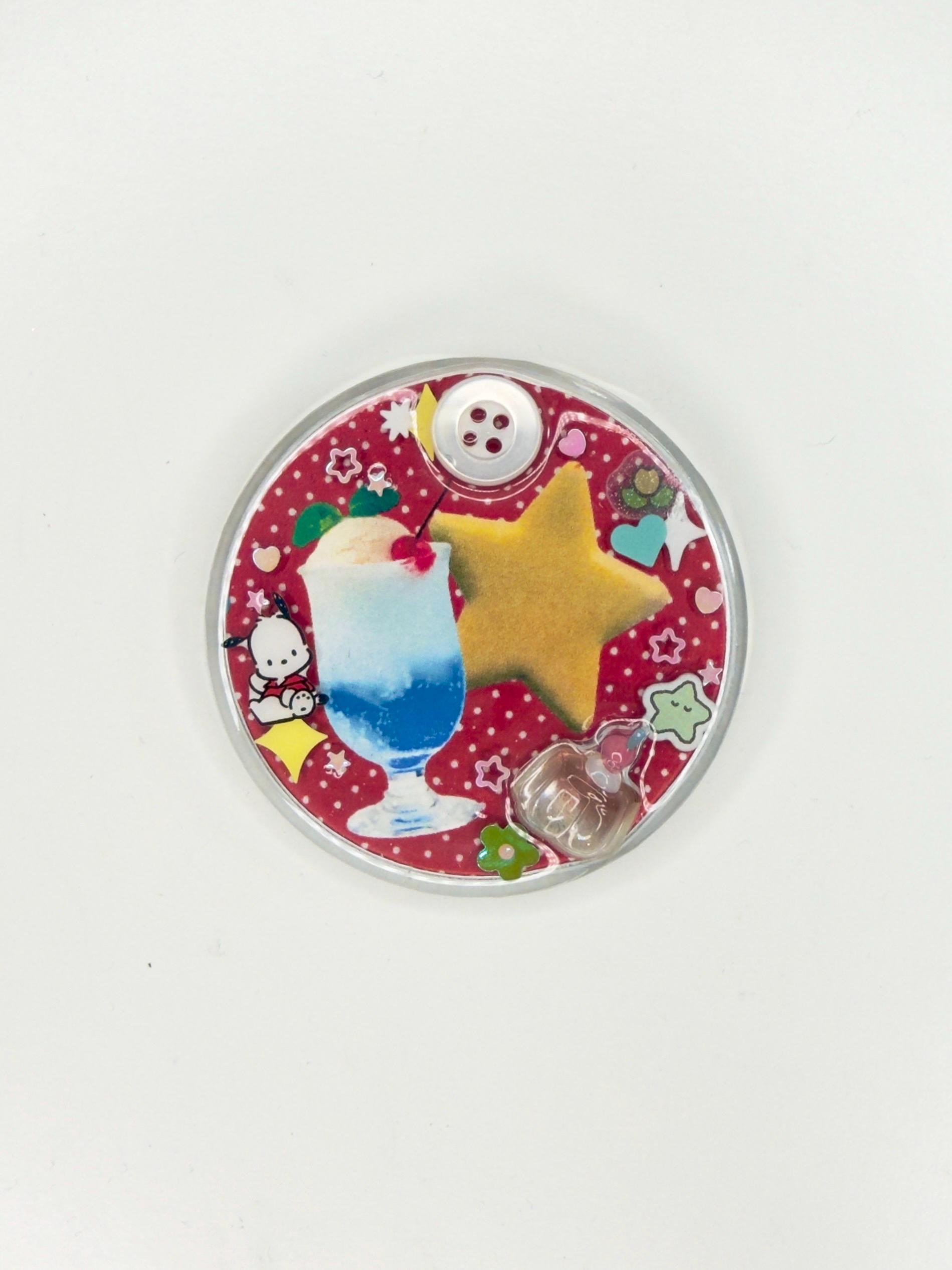 Kawaii Juminocore Themed Button Badge Heiseiretro Bag Accessory Pin ...