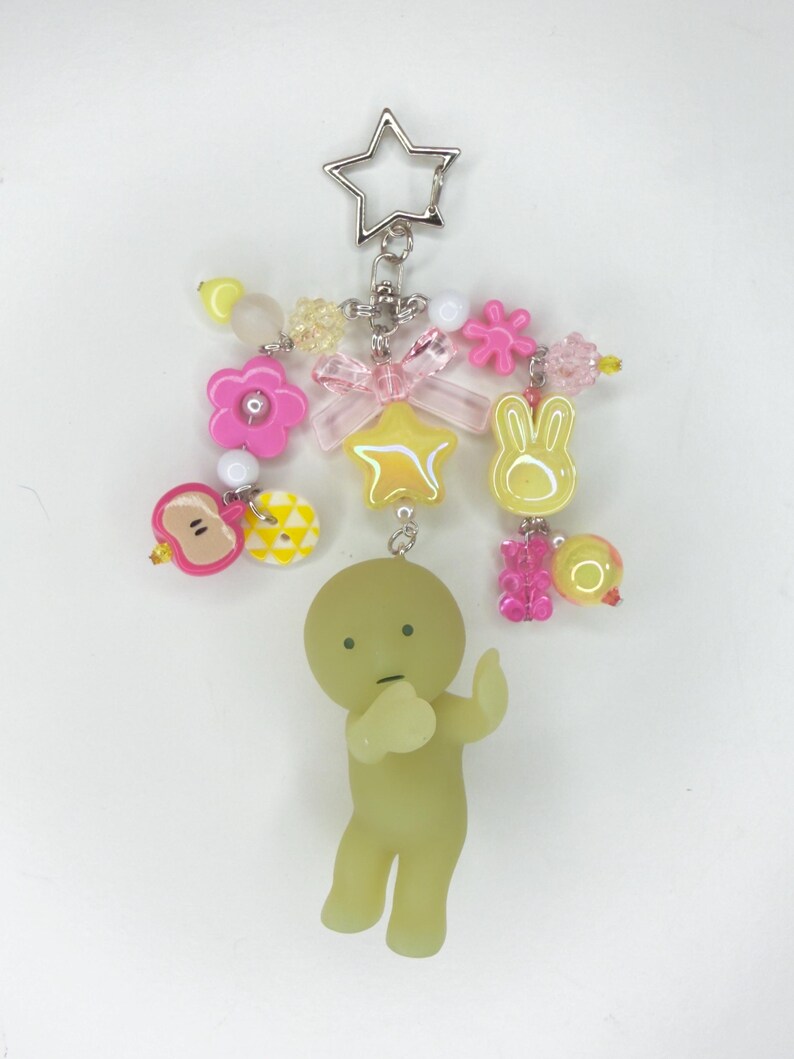 Authentic Smiski Keychain Handmade Keychain - Etsy