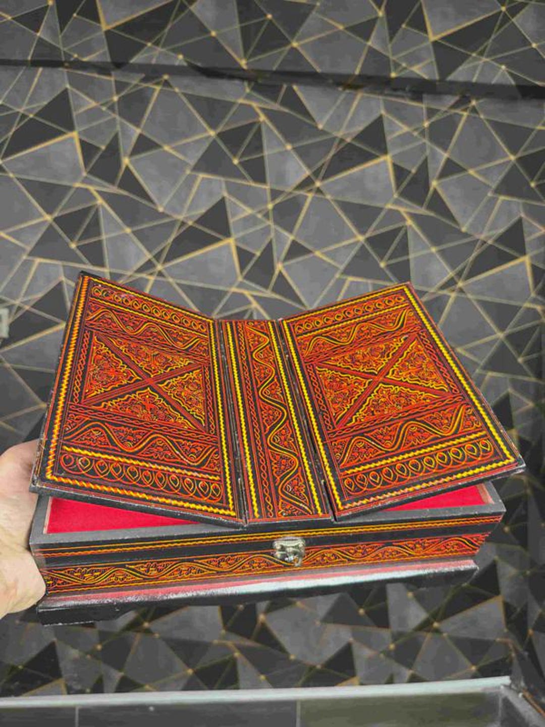 Handmade Wooden Islamic Calligraphy Quraan Box Convertible Rail - Etsy
