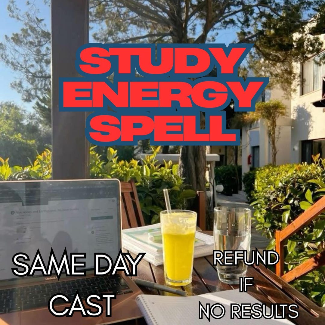 Study Energy Spell: Concentration Focus and Memory Boost - Same Day ...