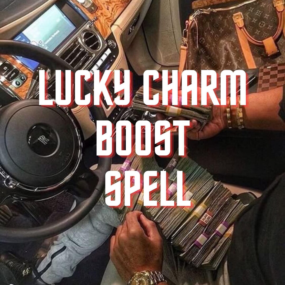Lucky Charm Boost Spell: Prosperity and Luck Charm (same Day Cast and ...