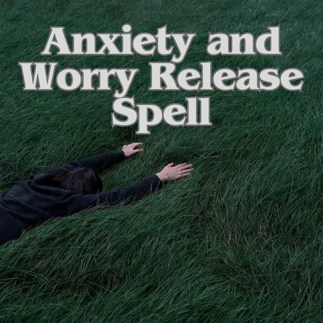 Calm Mind Anxiety Release Spell, Inner Peace Focus (same Day Cast and ...