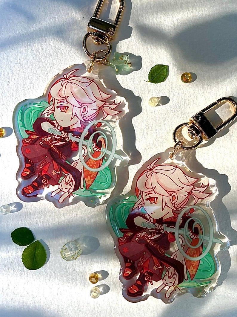 Kazuha Beido and Heizou - Genshin Impact Keychains [inazuma Pt.2 ...