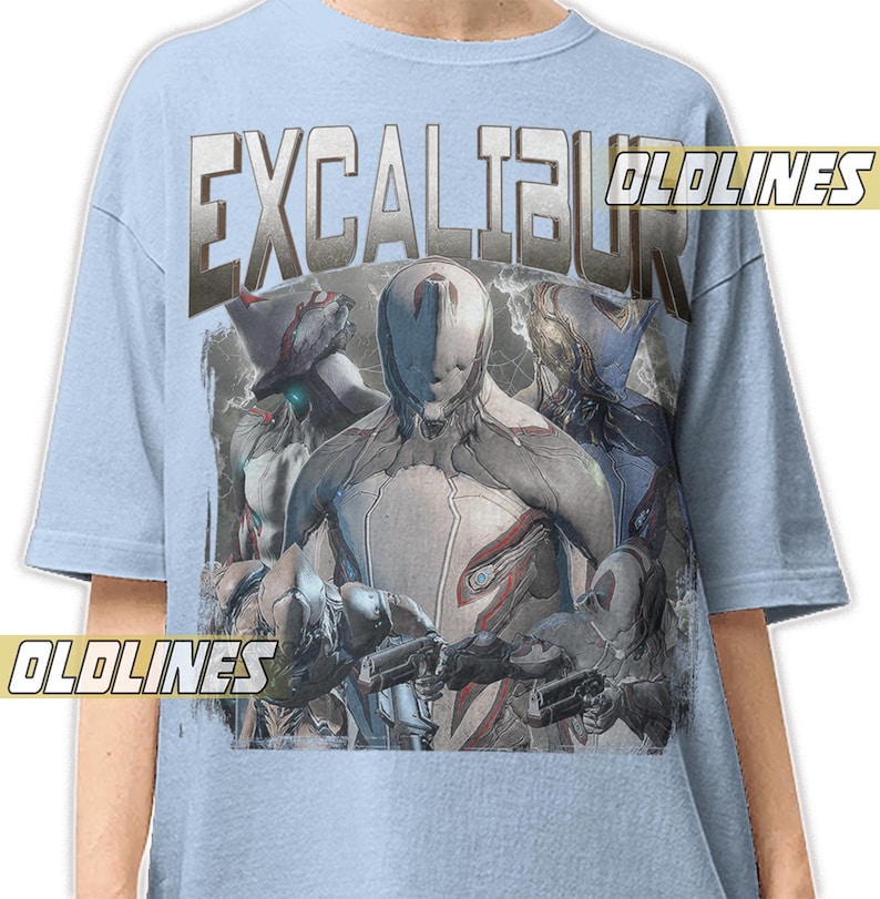 EXCALIBUR WARFRAME BOOTLEG Shirt / Excalibur Swordsman Tee / Excalibur ...