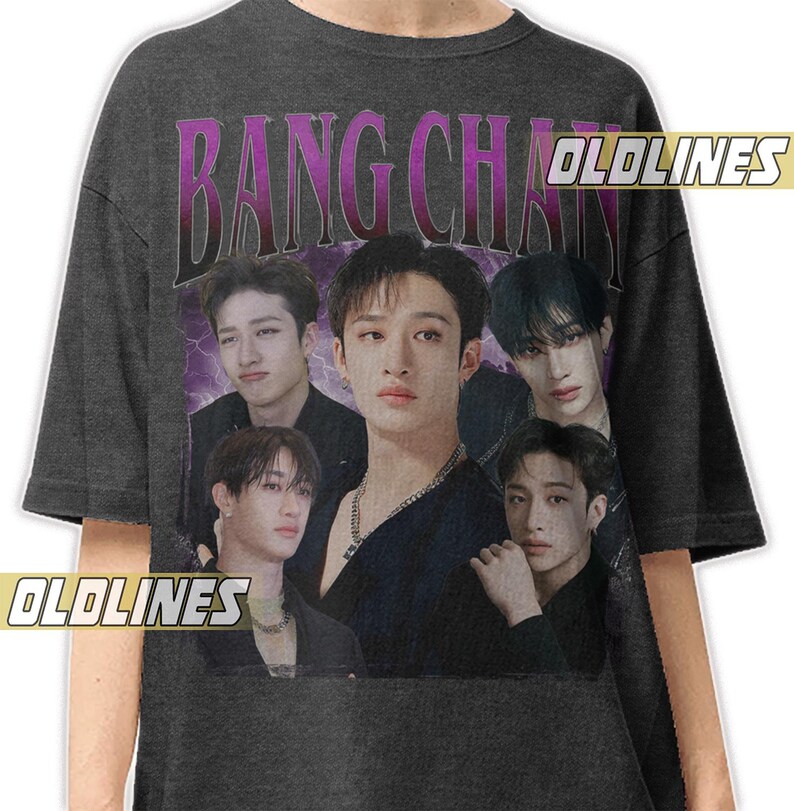 BANG CHAN STRAY Kids K-pop Bootleg Shirt / Bang Chan Concert Band Tee ...