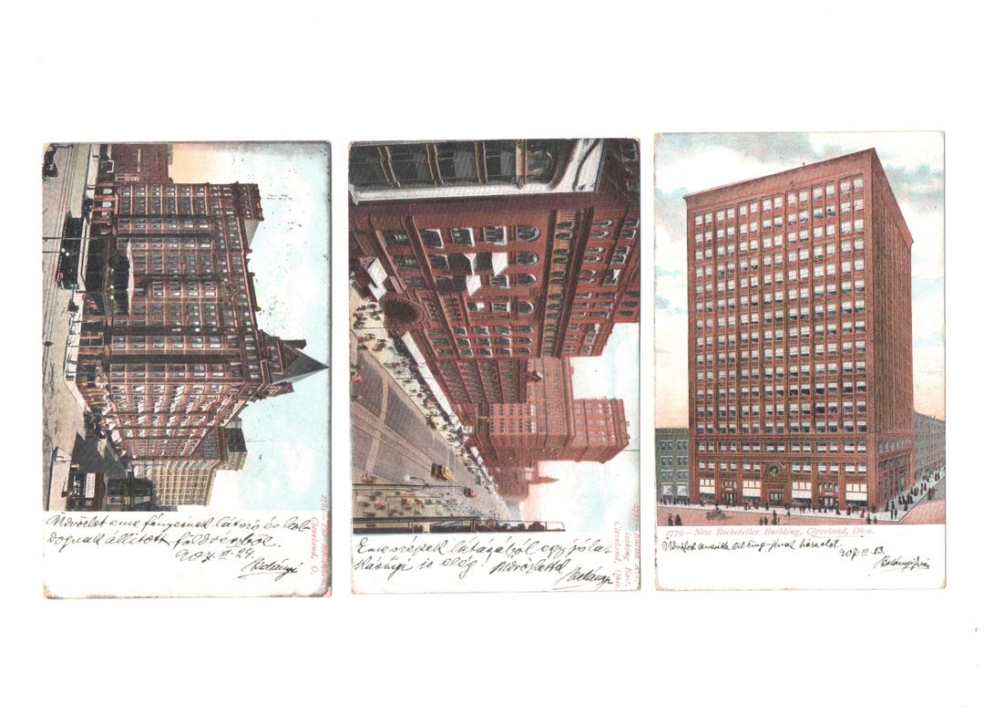 1907 Cleveland Ohio Postcard Set - Early Hungarian Immigrant Letters ...