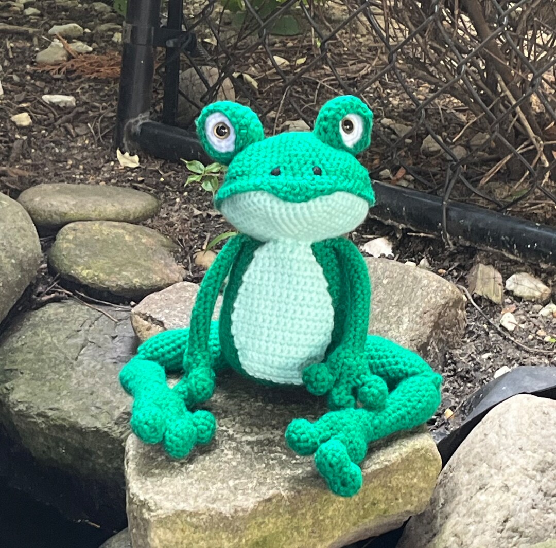 Crocheted Freddy the Frog - Etsy