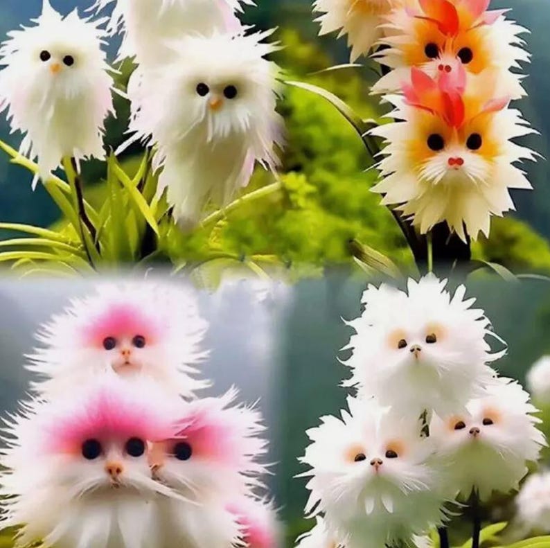 50-100 Pcs Cute Monkey Face Orchid Flower Seeds, Mix Plant Bonsai Home ...