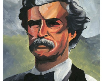 Mark Twain Poster | Etsy