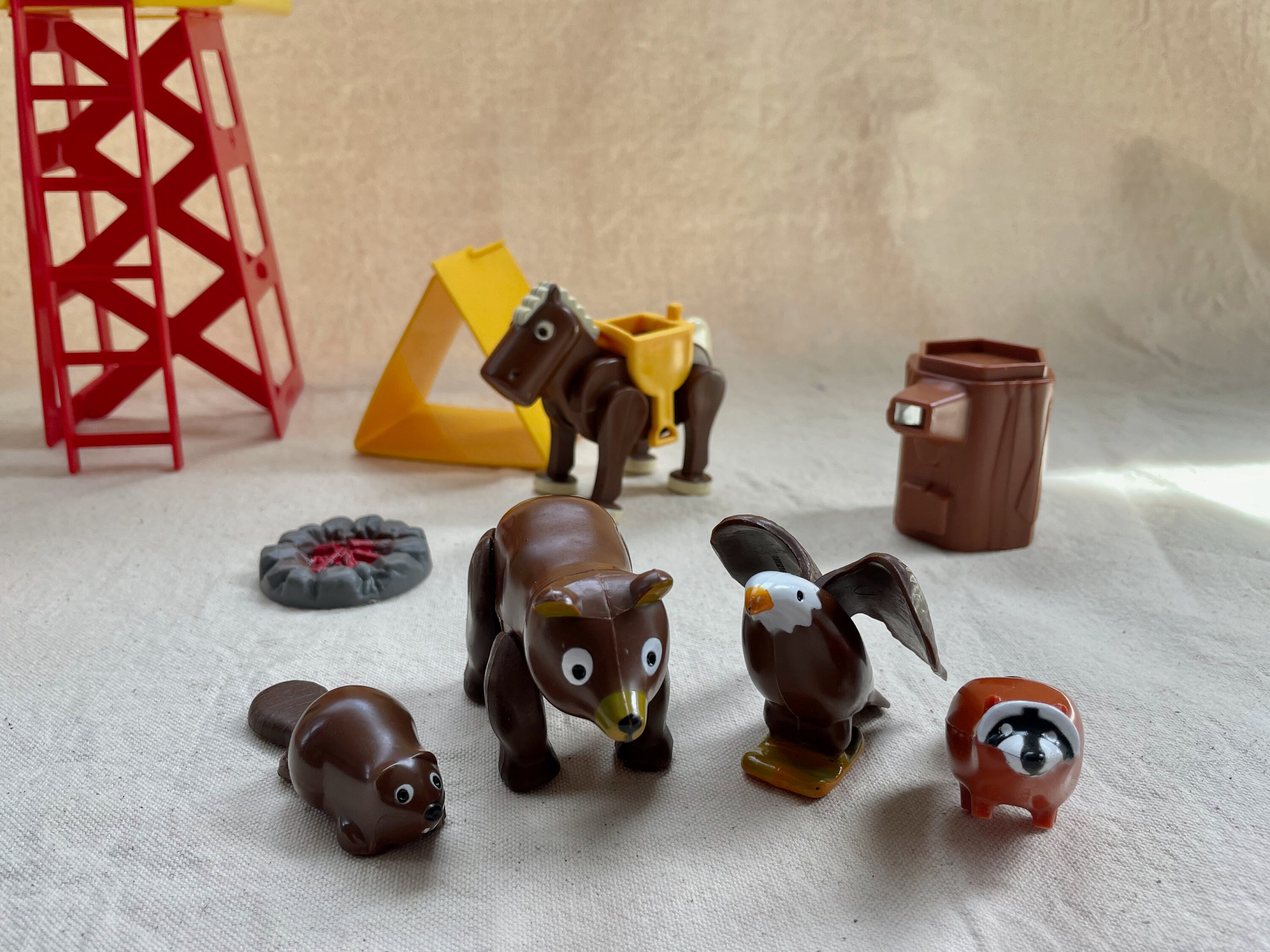 1970s Playskool Forest Ranger Set 1975 Playskool Play Friends Camping ...