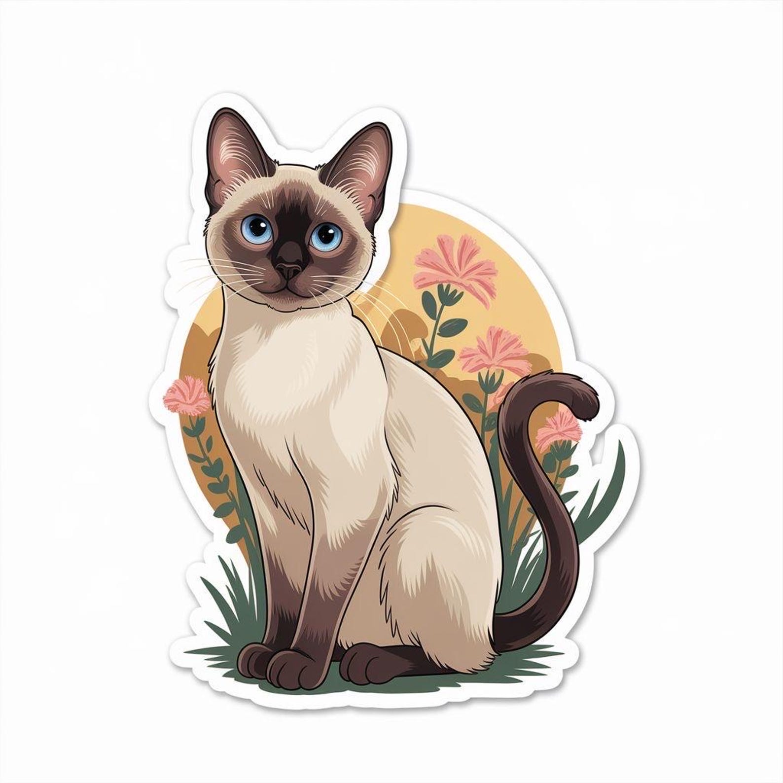 Cute Cat Stickers | Kawaii Planner Stickers (digital Download) - Etsy