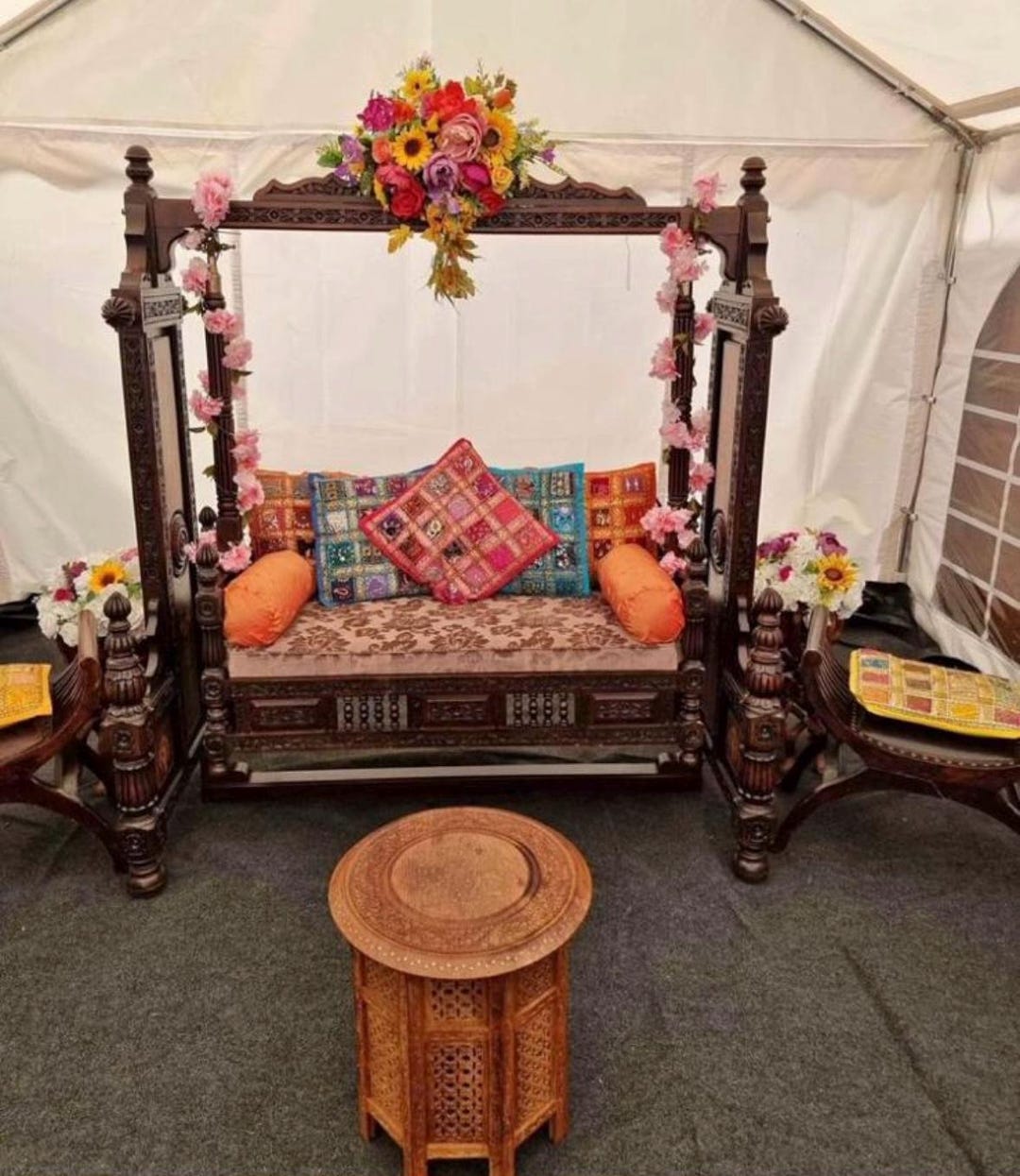 Traditional Jhoola Mehndi Swing Wedding Functions Events Handcrafted ...