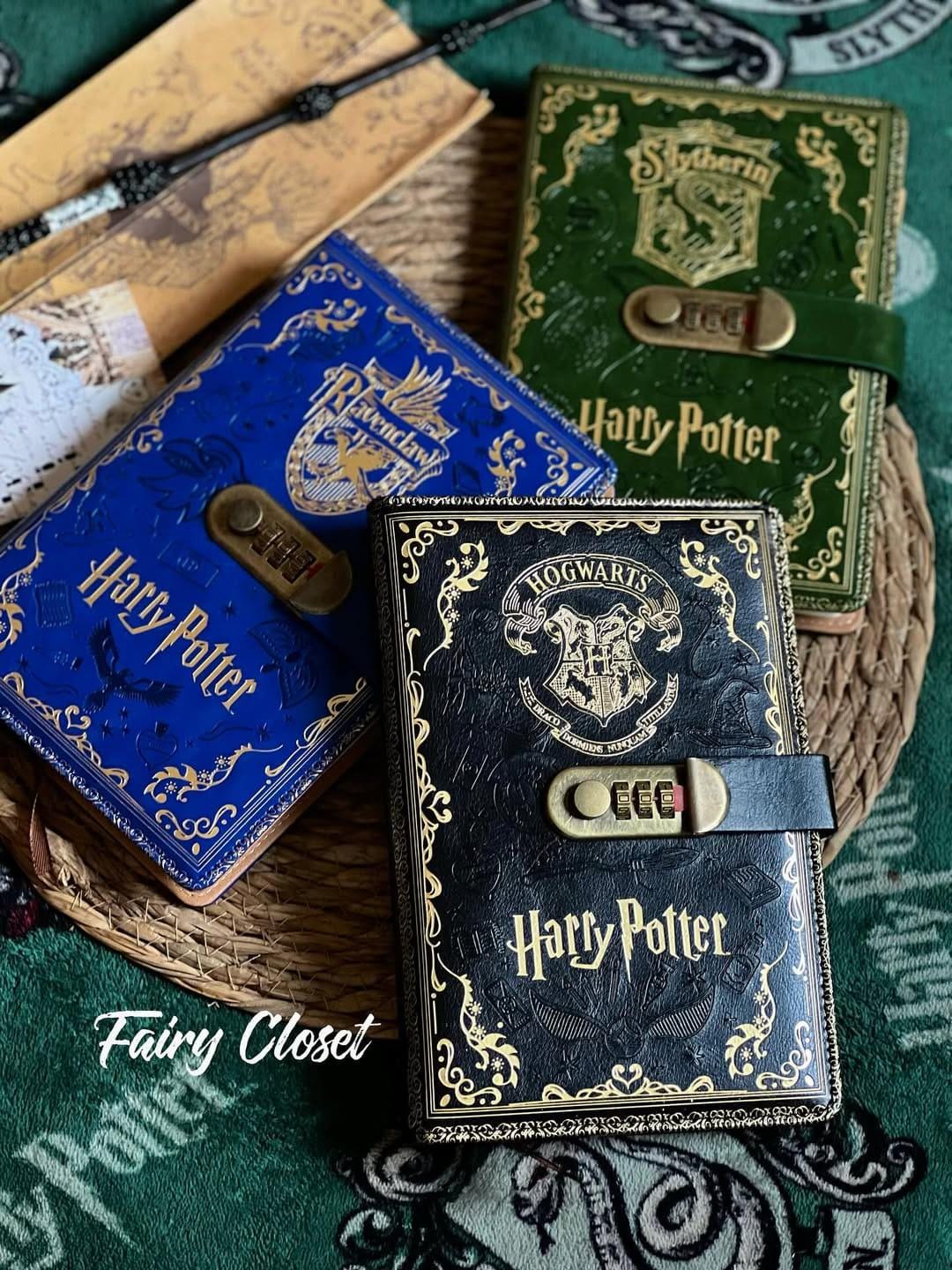 Harry Potter Lock Diary • Hogwarts House Journal With Password Lock ...