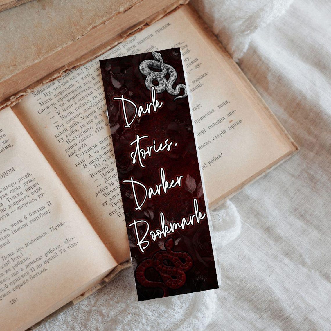 Dark Romance Bookmarks Design Bundle: Printable Bookish Gifts (digital ...