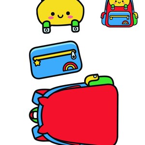 Back to School Cut & Paste | 20 Printable Activities - Etsy