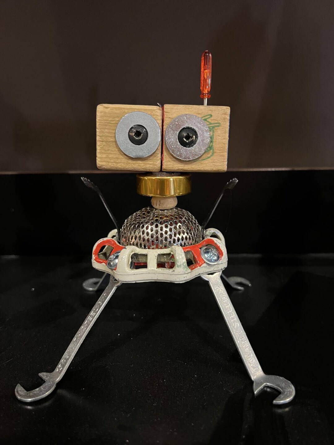 Robot Lunar Dancer - Quirkbots - Handmade Robot Decor - Etsy