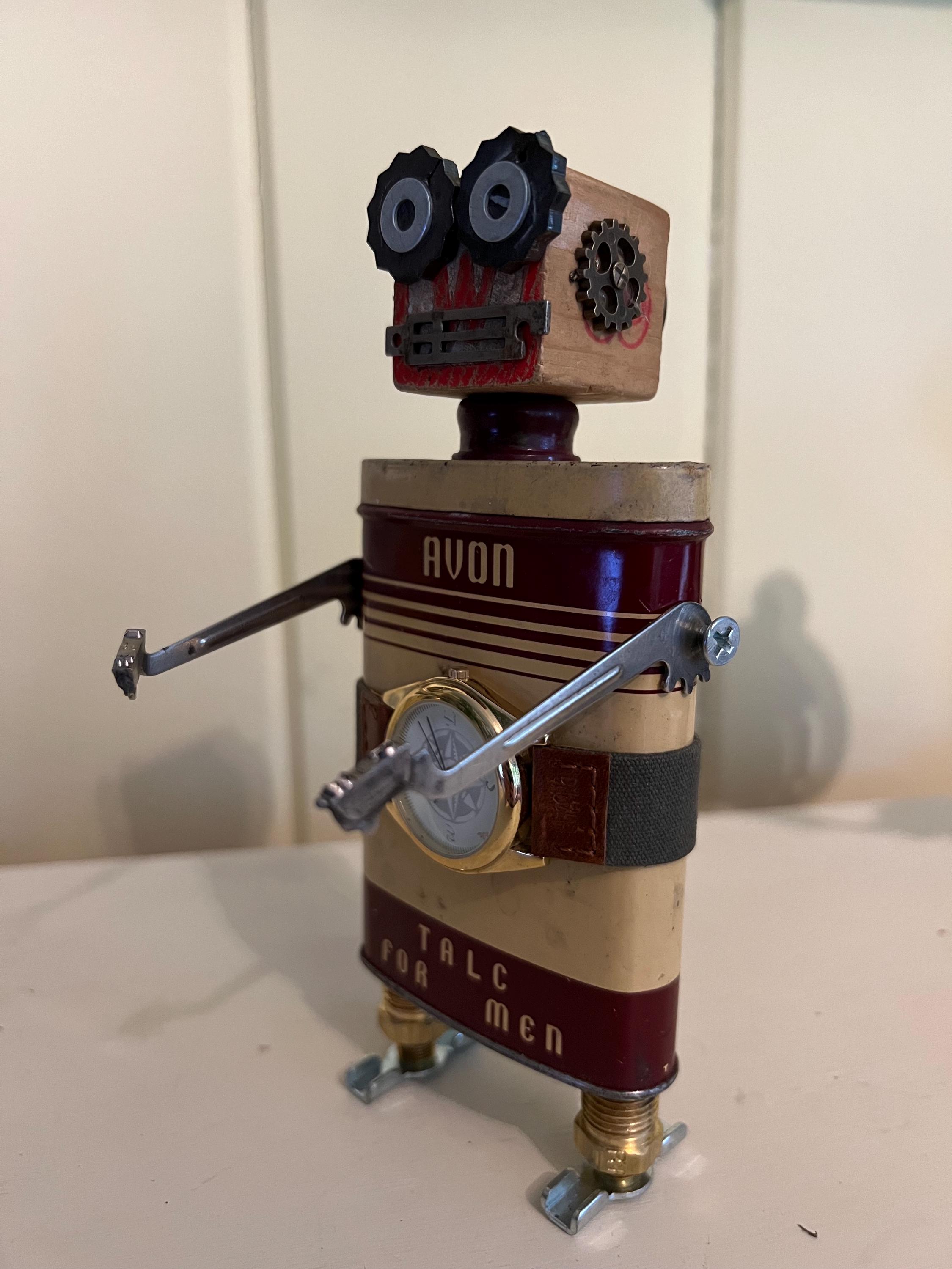 Robot Timekeeper for Men Quirkbots Handmade Robot Decor - Etsy