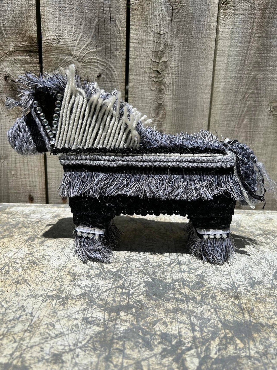 Horse Donkey Collage Assemblage Sculpture - Etsy