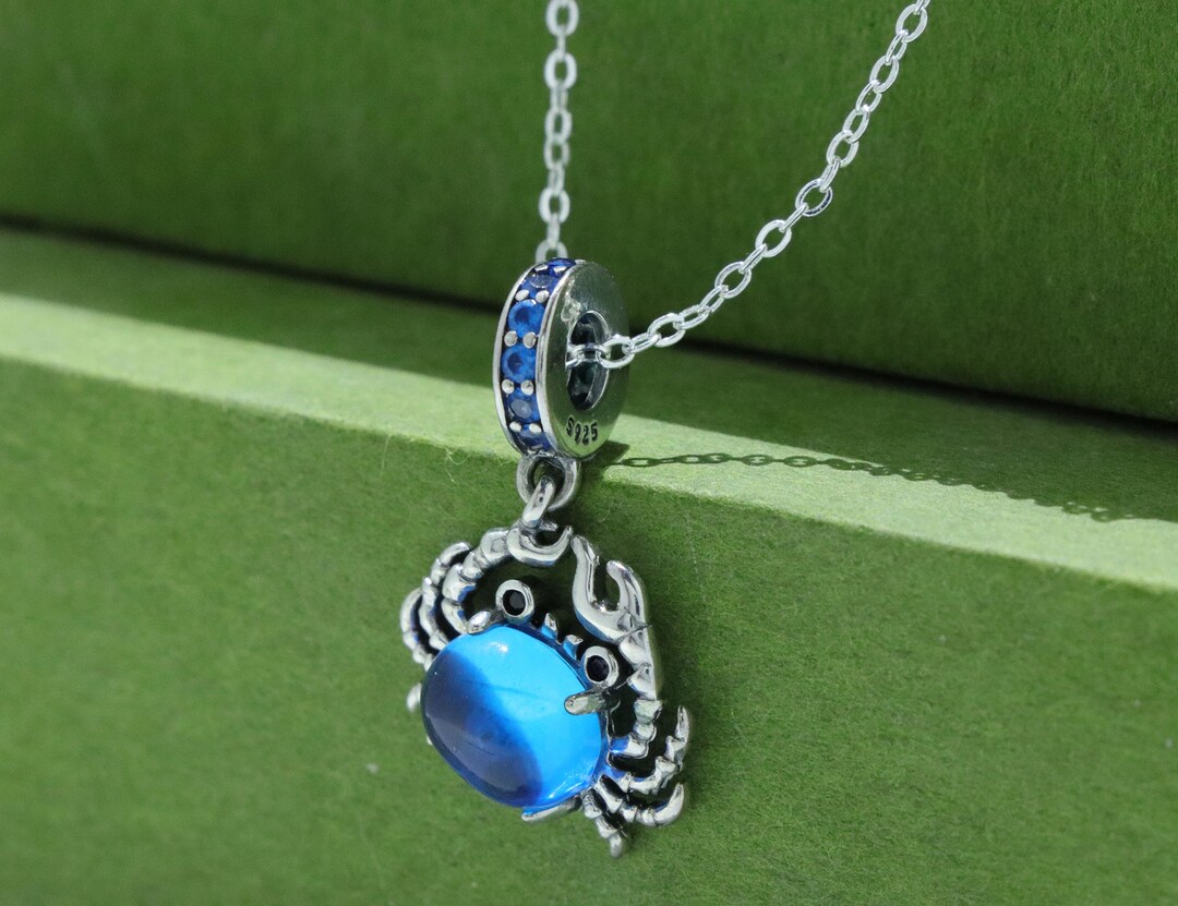 Pandora Peacock Murano Glass Sea Turtle Charm 925 Silver Dangle Etsy