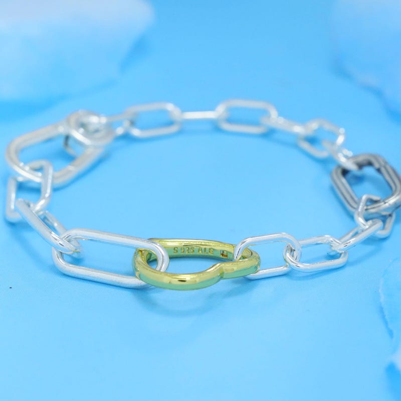 Bicolor Pandora Charm - Etsy