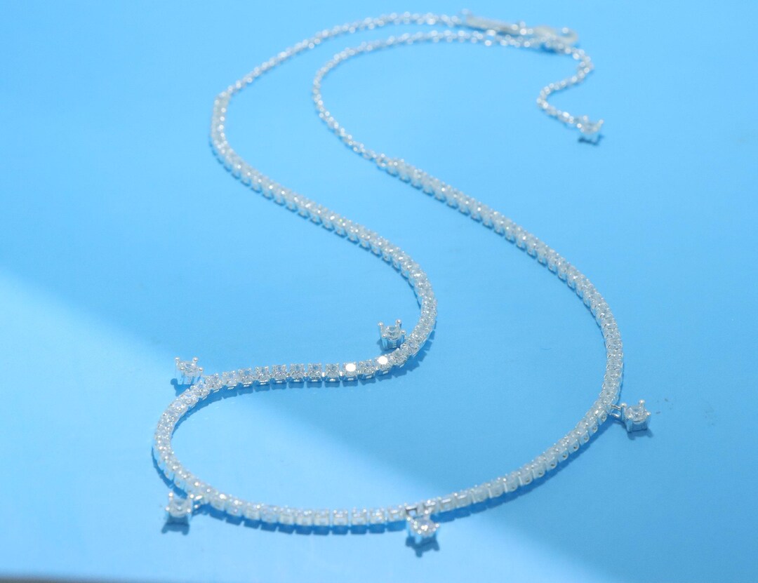 Pandora Sparkling Drop Collier Necklace - Etsy