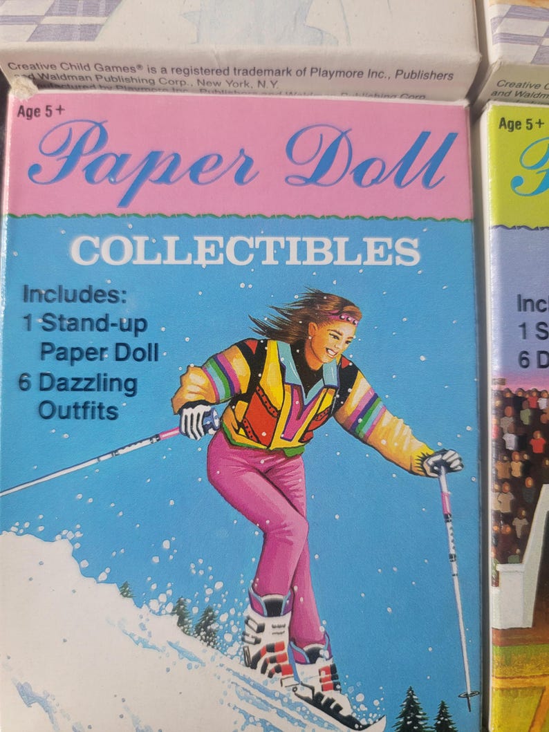 Vintage Paper Doll Collectibles Mini Creative Child Games Playmore Inc ...