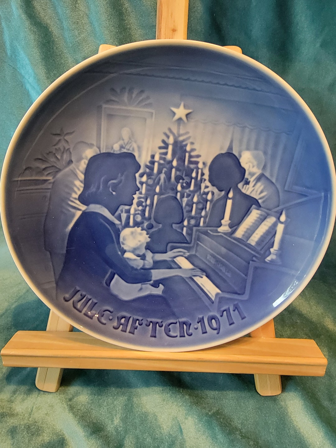 Jule After 1971 Collector's Plate Christmas at Home Made in Denmark - Etsy