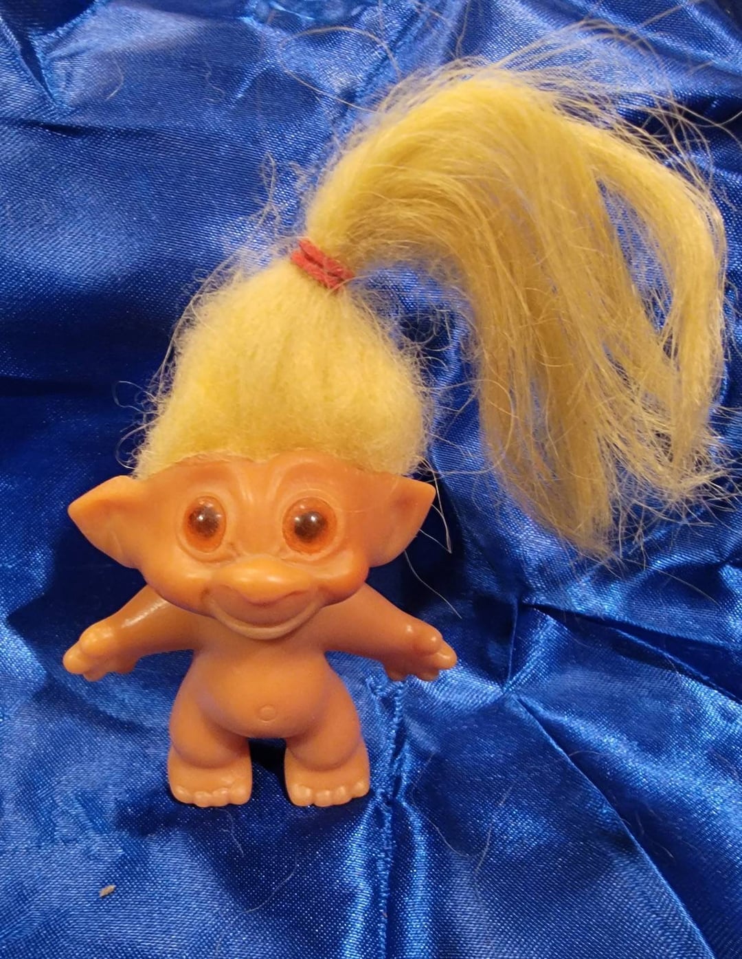 Vintage 1960s Uneeda Wishnick Troll Doll: Amber Eyes, Horseshoe Feet - Etsy