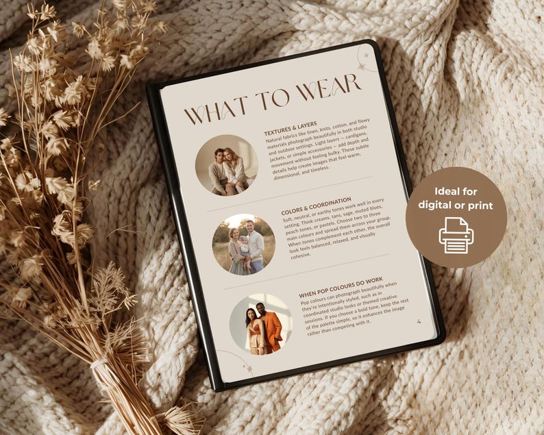 Photography Style Guide Canva Template Outdoor Studio Client ...