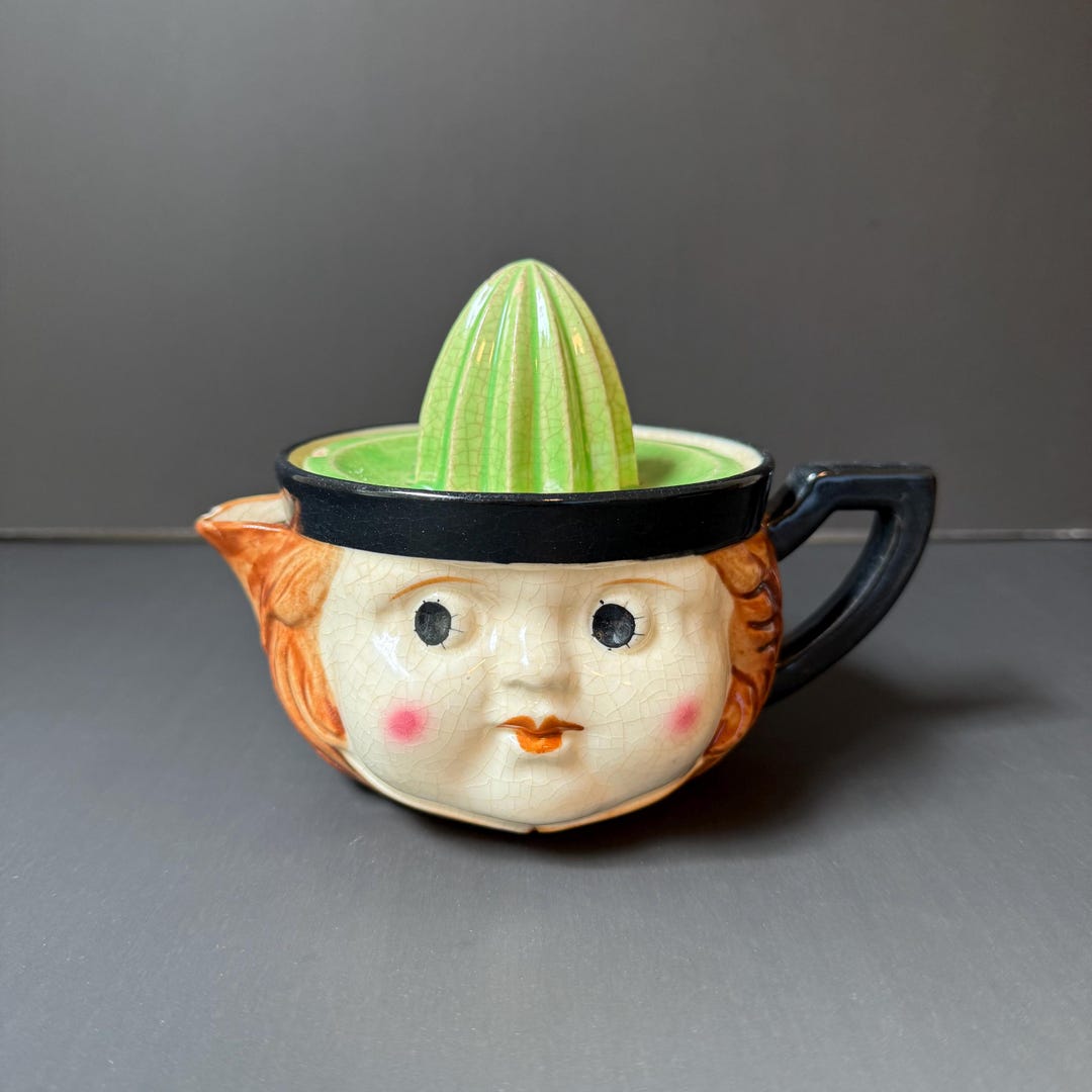 Vintage Marutomo Ceramic Juicer With Girl's Face - Etsy