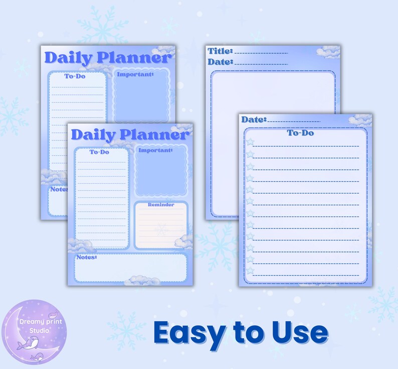2026 Planner Bundle Printable | Daily Weekly Monthly Planner | A4 & US ...