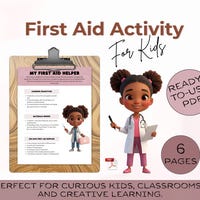 Kids Emergency Worksheets | 4-page Printable Safety Pack - Etsy