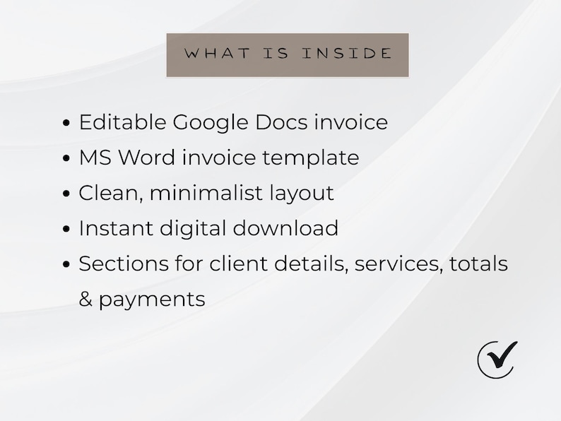 Invoice Template Google Doc - Editable Billing Form (instant Download ...