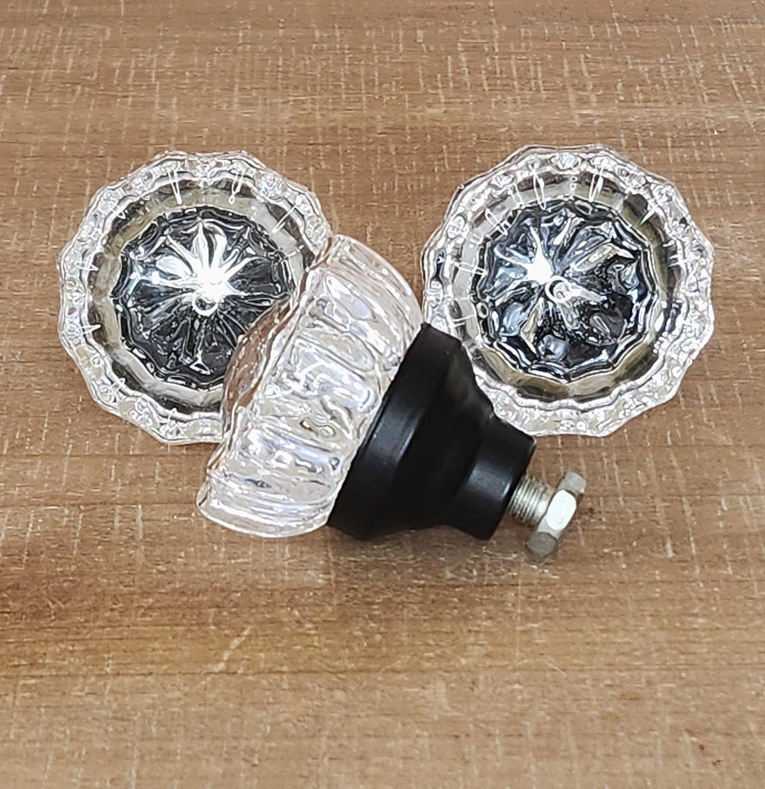 Antique Style Glass Drawer Pulls/knobs - Etsy
