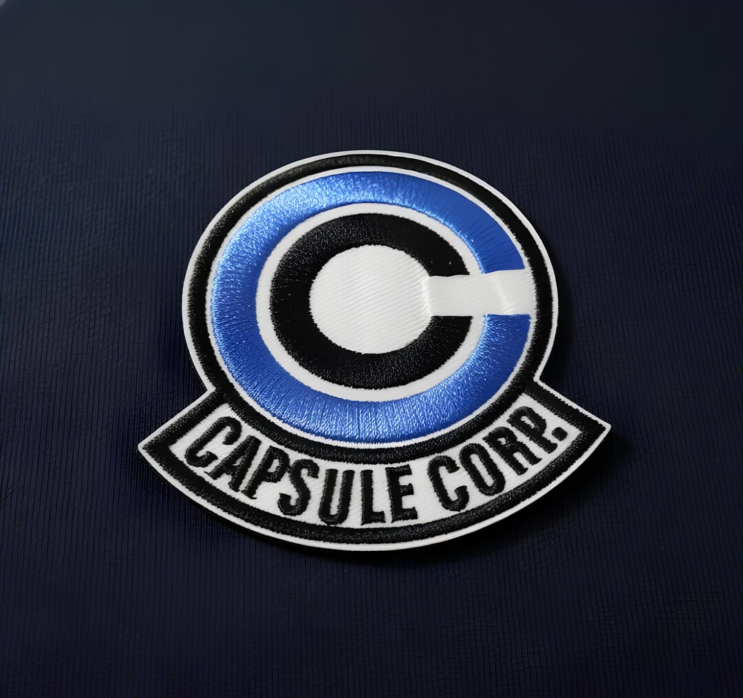 Capsule Corp Embroidered Patch • Anime Cosplay Iron-on Patch (10x9.5 Cm ...