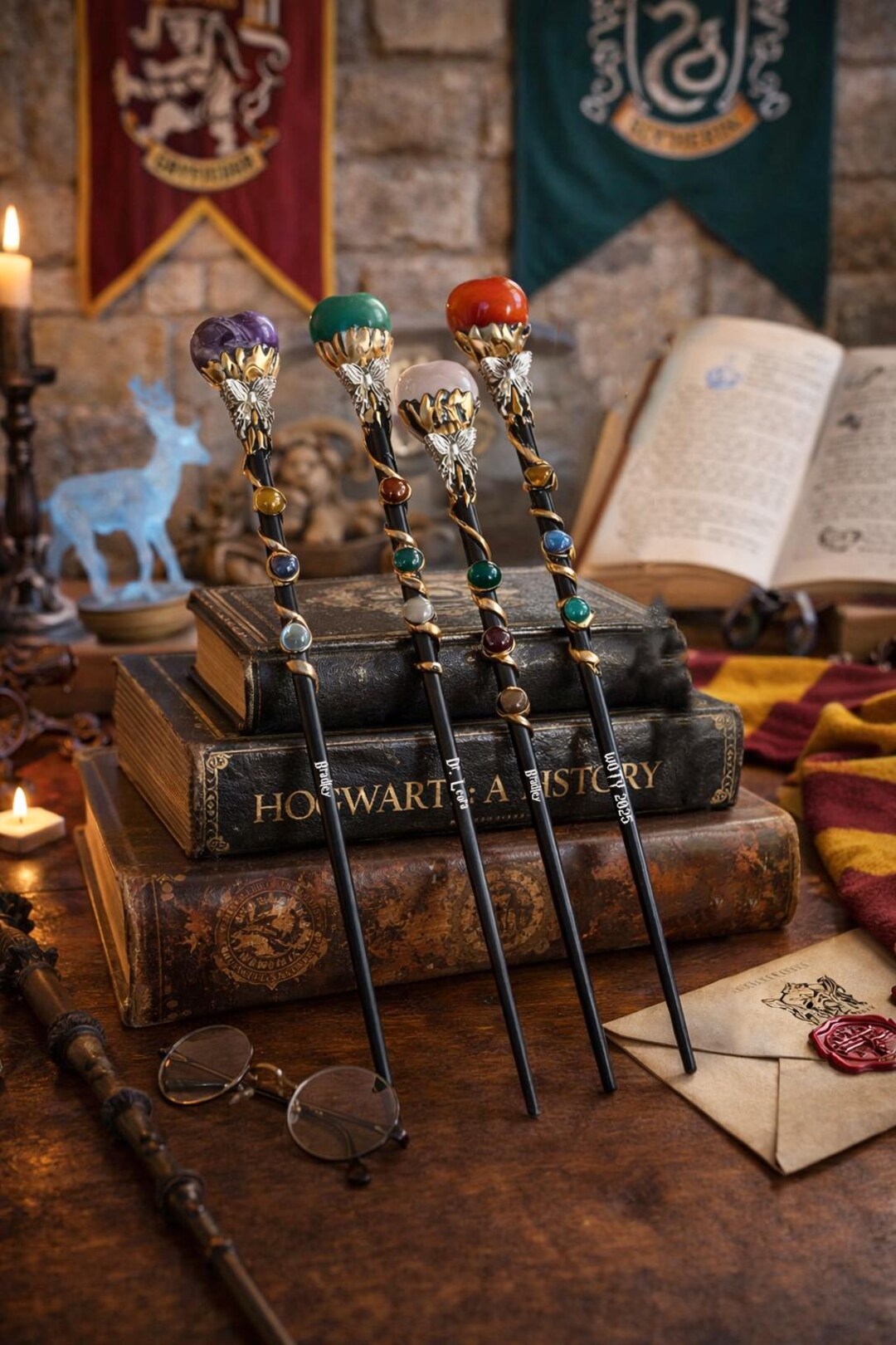 Personalized Witch's Wand With Name, Personalized and Gorgeous Wizard ...