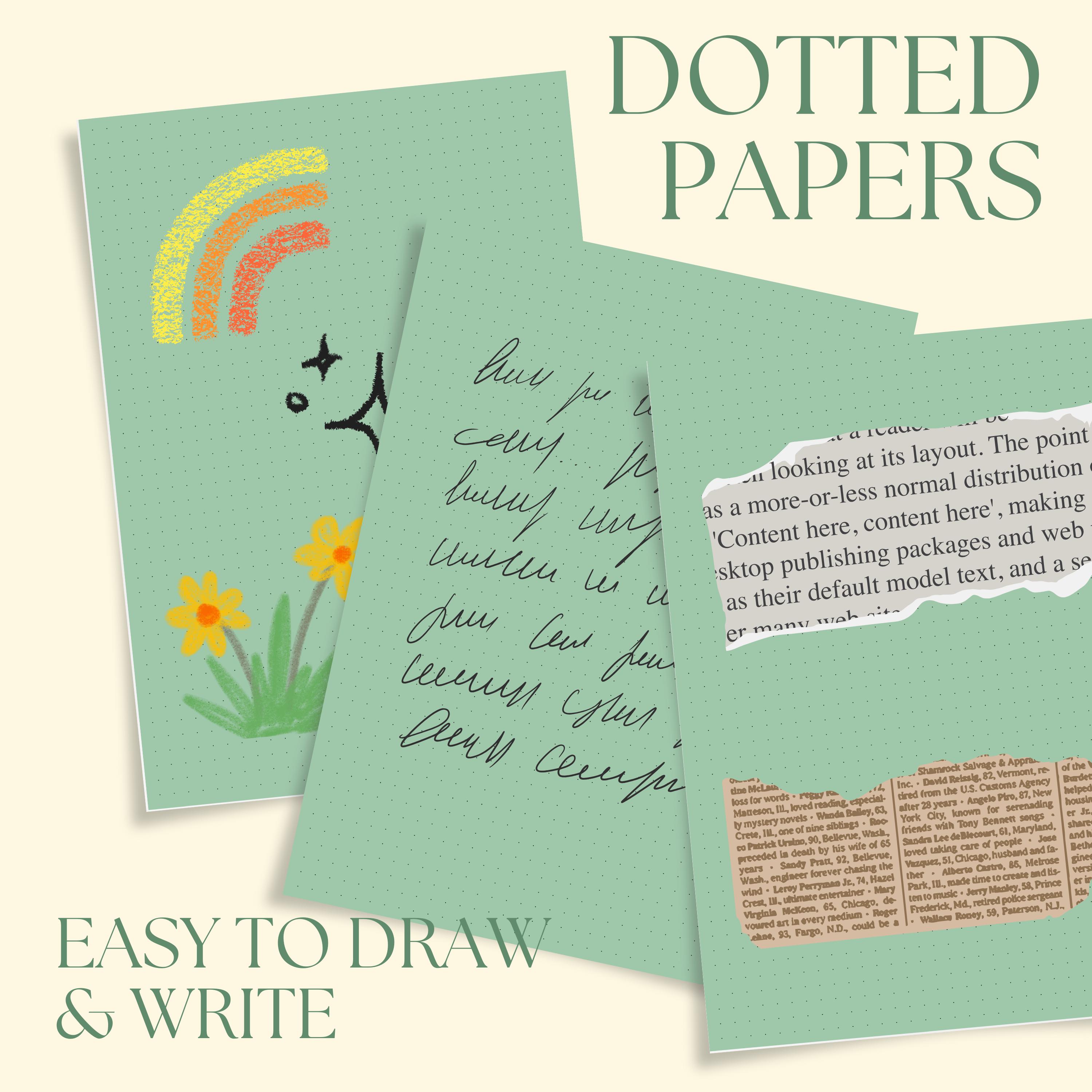 Coquette Mint Green Floral Journal: Printable Polka Dot Notebook (PDF ...