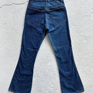 Vintage 60s 70s RARE Levis 646 Bell Bottom Jeans Size 25 Orange Tab High Rise Cotton Denim Bells ...