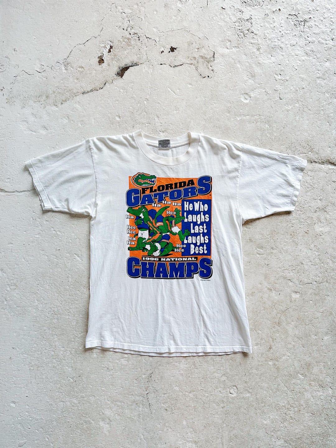 Vintage 1996 UF Gators Graphic National Champions T-shirt | Size L ...