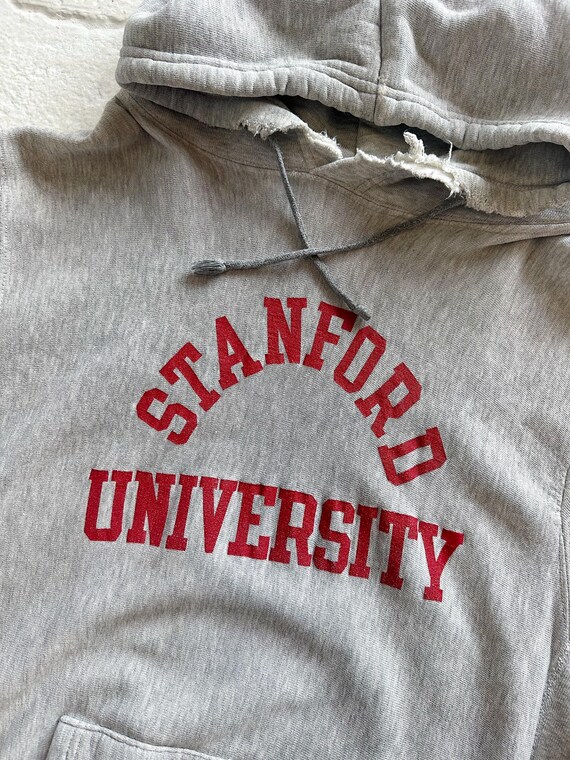 Vintage Stanford University Hoodie Sweatshirt Size XL… - Gem