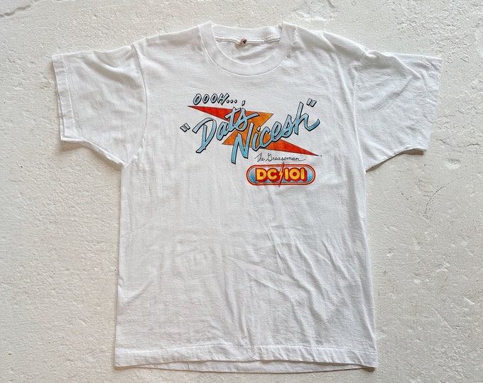 Vintage DC 101 Radio Station Graphic T-shirt Size L 80s 90s Single ...