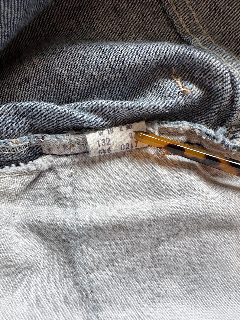 Vintage 60s 70s RARE Levis 646 Bell Bottom Jeans Size 25 Orange Tab High Rise Cotton Denim Bells ...