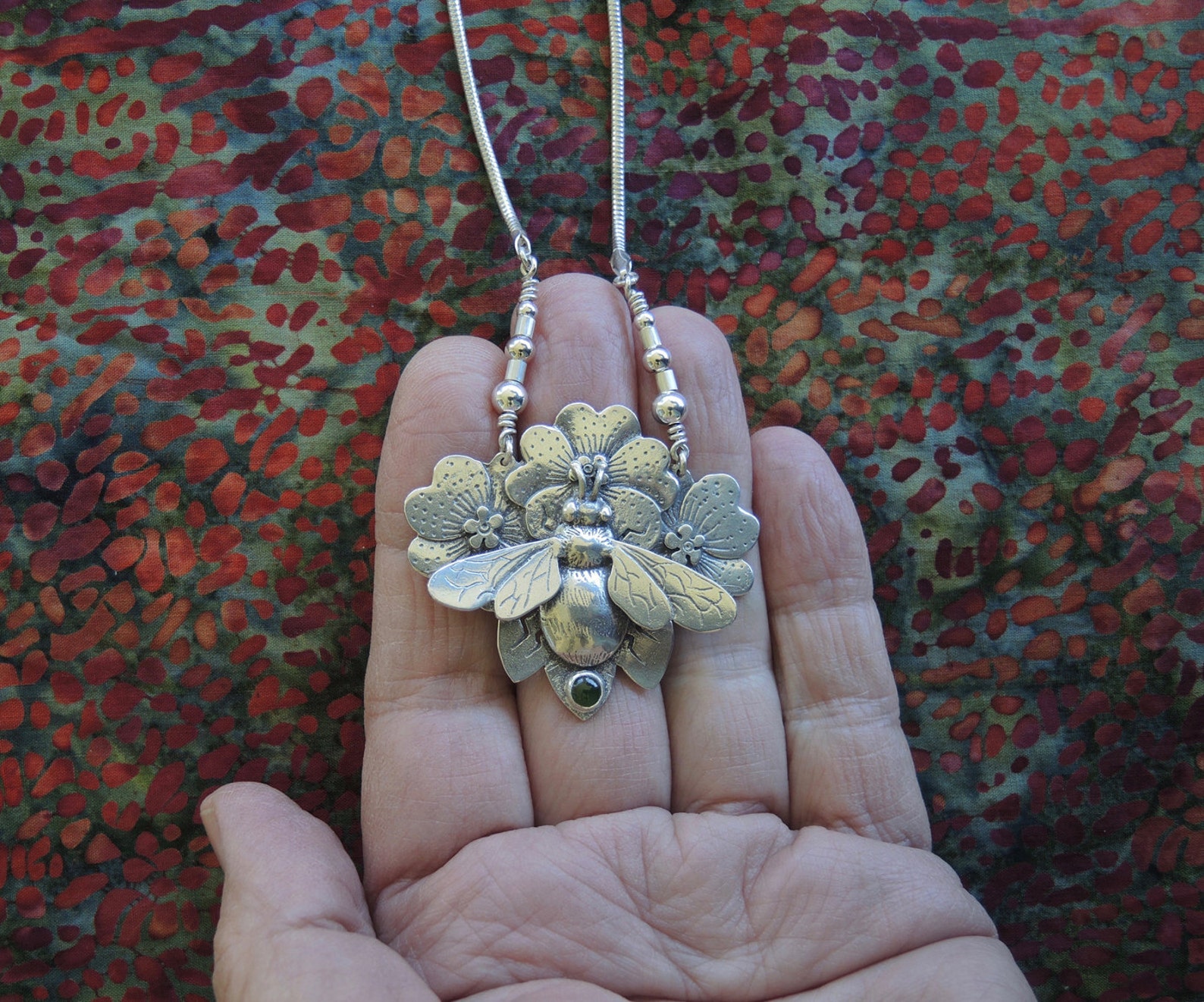 Bumblebee Necklace Sterling Silver - Etsy