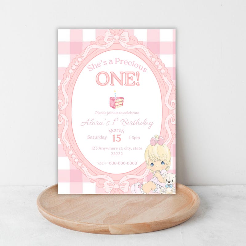 Precious Baby Invitation - Etsy