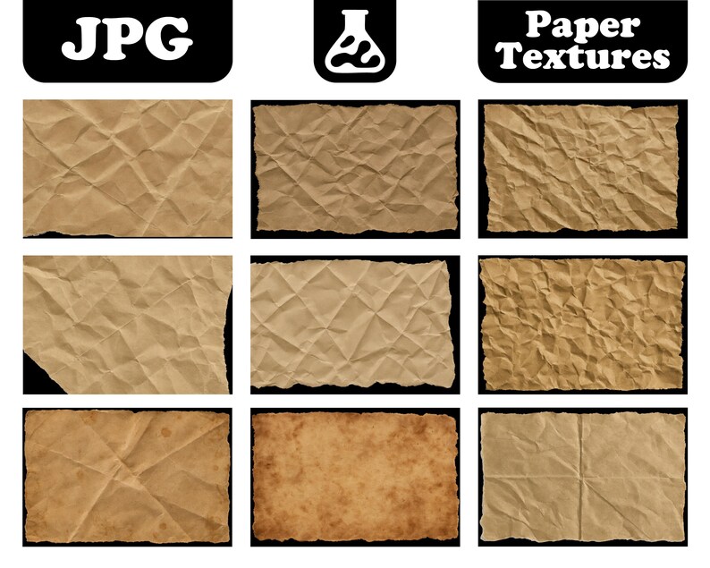 Vintage Paper Textures: Medieval Grunge Backgrounds (JPG & PNG Pack) - Etsy